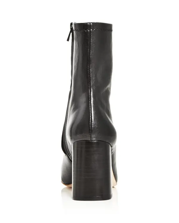 LOEFFLER RANDALL Elise Block Heel Booties - Black