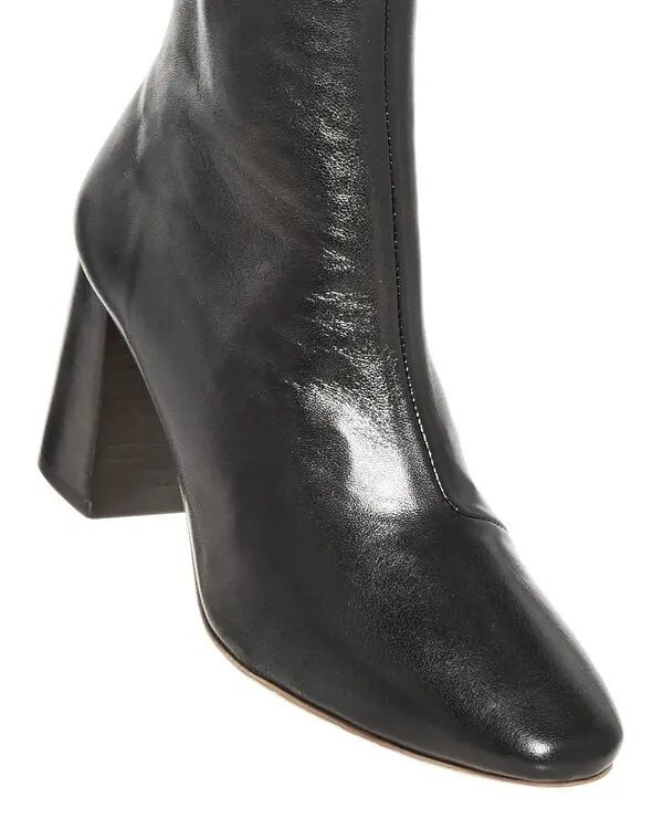 LOEFFLER RANDALL Elise Block Heel Booties - Black