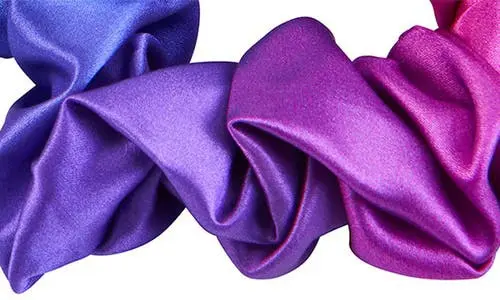 BLISSY 3-pack Silk Scrunchies - Purple Ombre