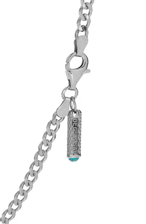 DEGS & SAL Sterling Cuban Chain Necklace