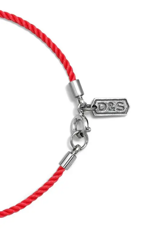 DEGS & SAL Knotted Rope Bracelet - Red