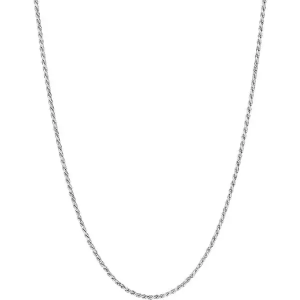 DEGS & SAL Sterling Rope Chain Necklace - Silver