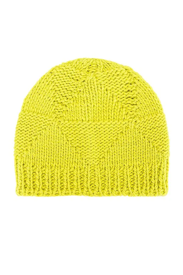 Bottega Veneta Wool Beanie - Kiwi
