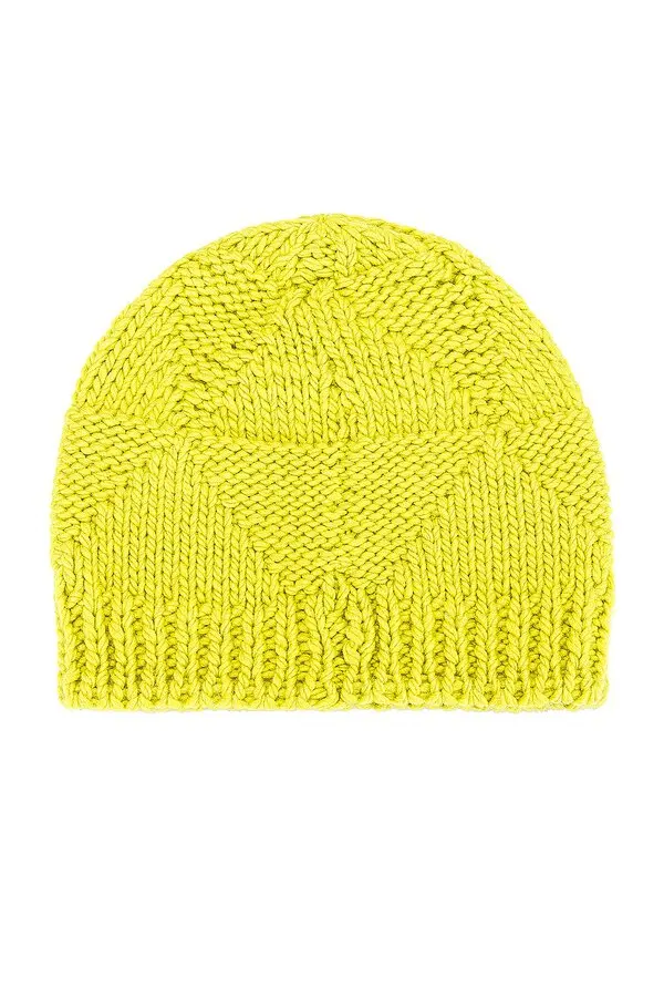 Bottega Veneta Wool Beanie - Kiwi