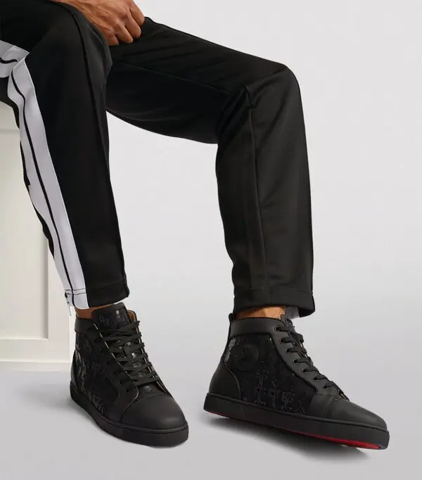 CHRISTIAN LOUBOUTIN Louis Orlato Monogram Sneakers