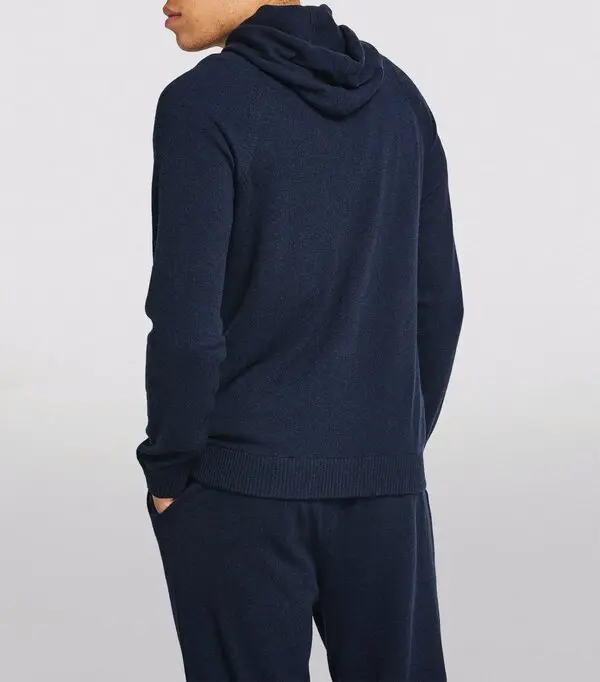 Derek Rose Cashmere Zip-up Hoodie