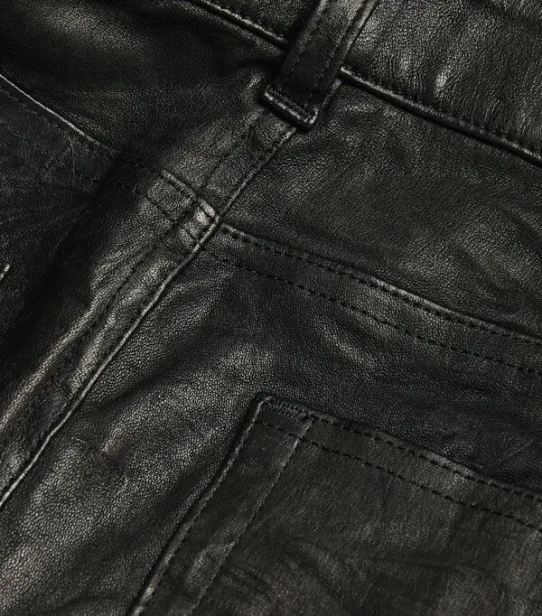 Paige Leather Cindy Trousers