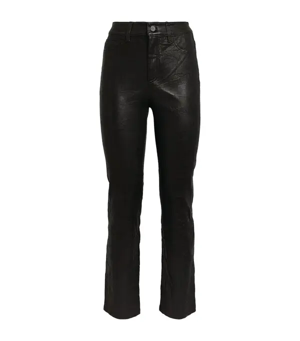 Paige Leather Cindy Trousers
