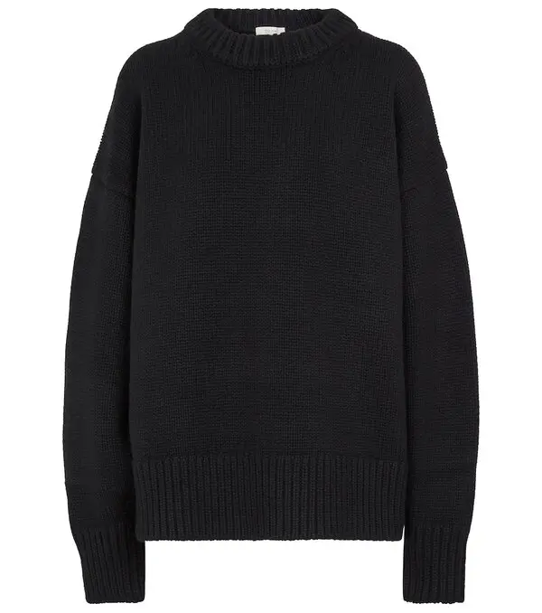 THE ROW Ophelia Wool And Cashmere Sweater - Black