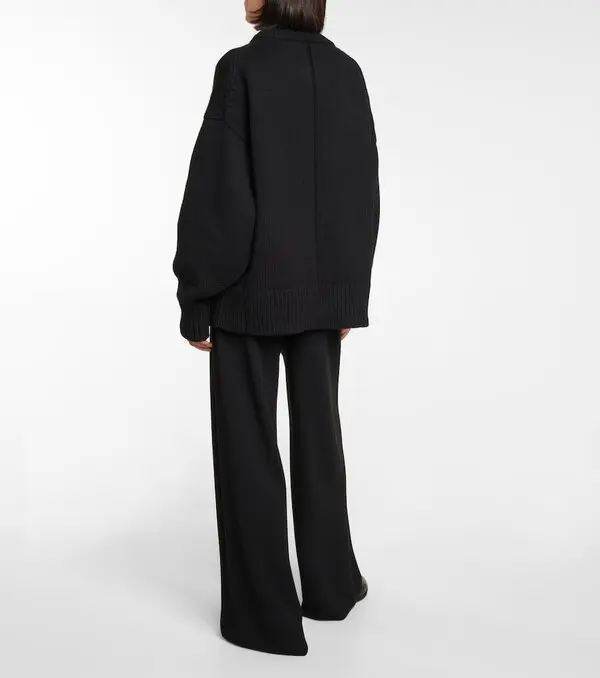 THE ROW Ophelia Wool And Cashmere Sweater - Black