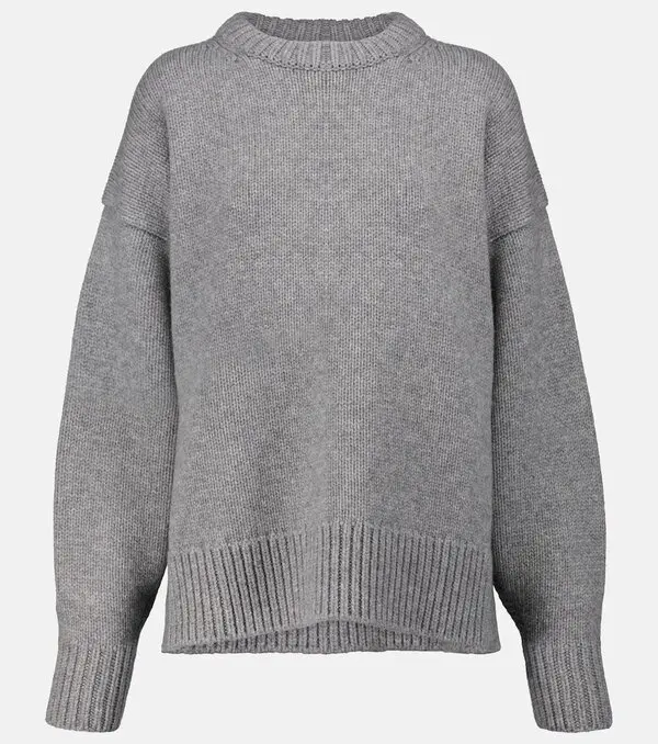 THE ROW Ophelia Wool And Cashmere Sweater - Grey
