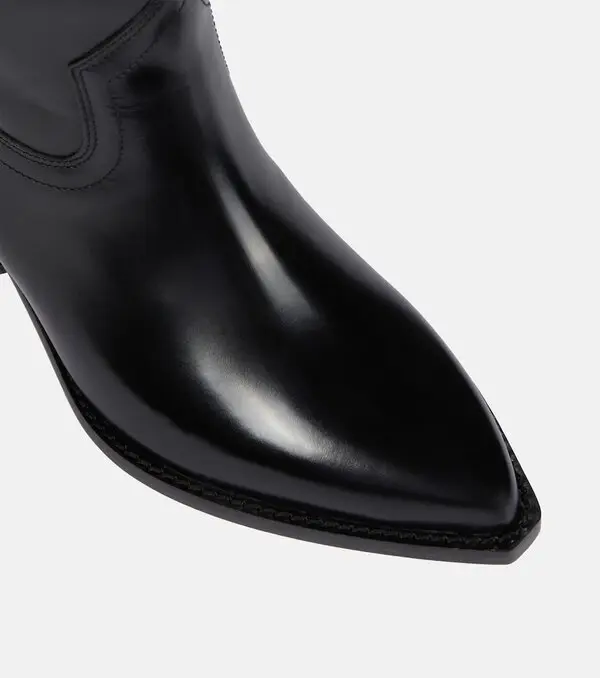 Isabel Marant Dahope Leather Western Boots