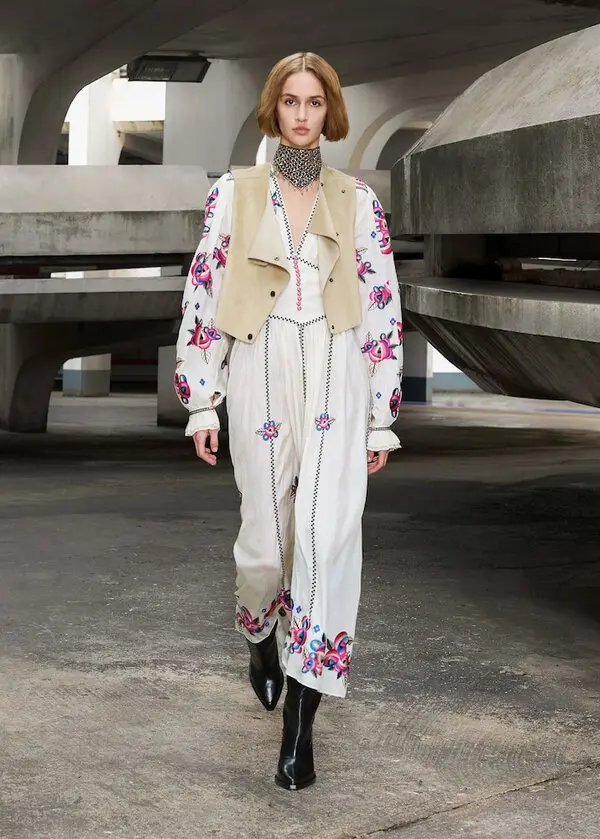 Isabel Marant Dahope Leather Western Boots