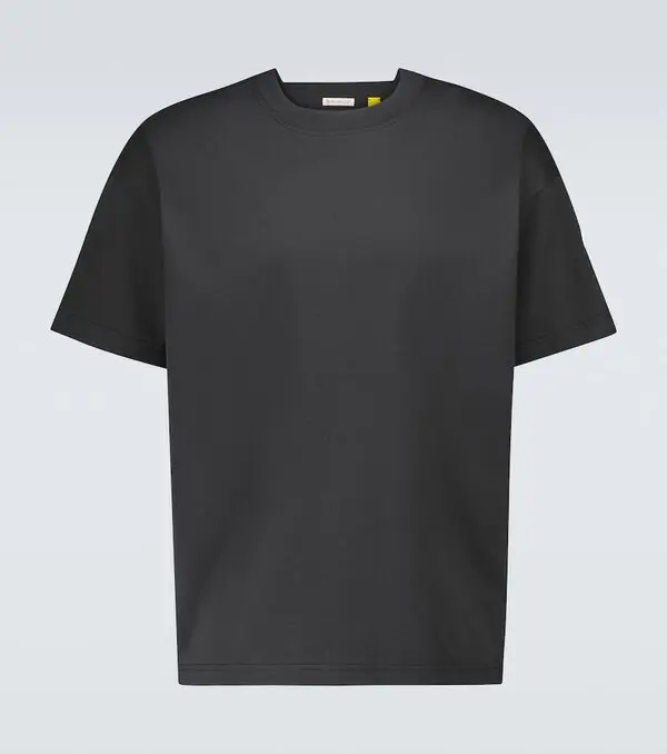 Moncler 4 Hyke Logo Cotton T-Shirt - Black | Editorialist
