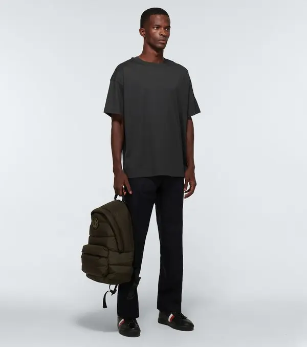 Moncler 4 Hyke Logo Cotton T-Shirt - Black | Editorialist