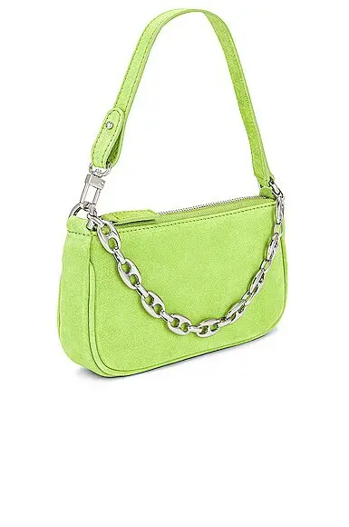 By Far Mini Rachel Bag In Green
