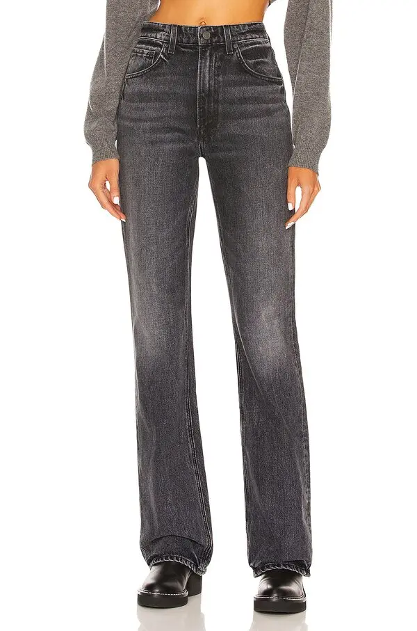GRLFRND Melanie High-rise Boot Cut Jeans - Rockaway