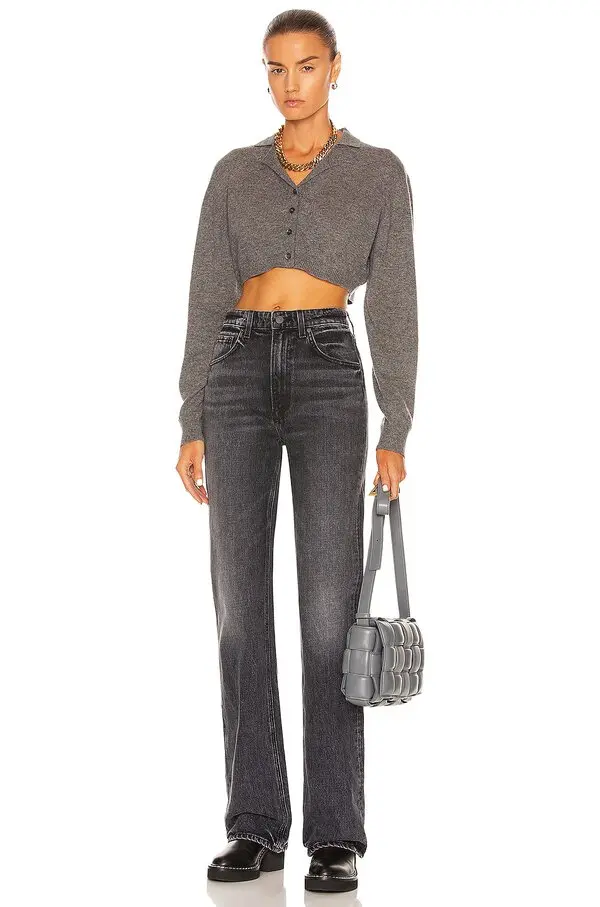 GRLFRND Melanie High-rise Boot Cut Jeans - Rockaway