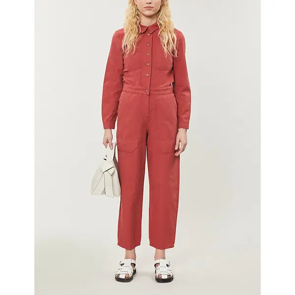 Whistles Gabby Denim Jumpsuit