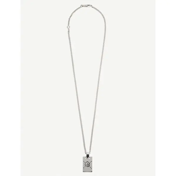 Gucci Ghost Sterling Skull Necklace