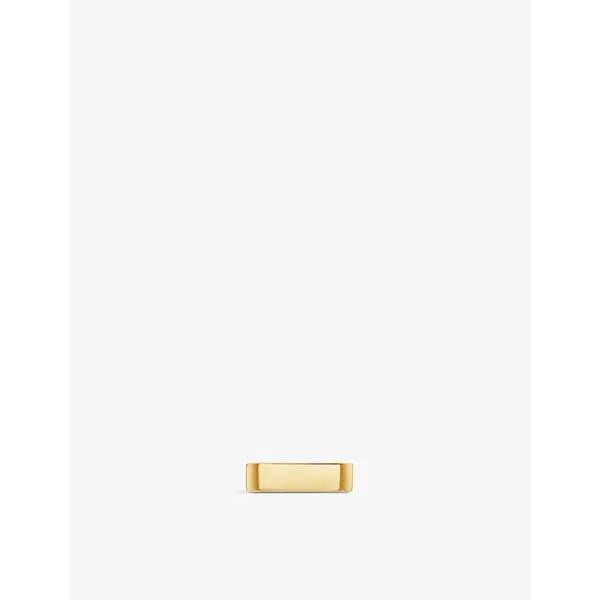 Monica Vinader Signature Recycled Vermeil Sterling Silver Ring - Gold
