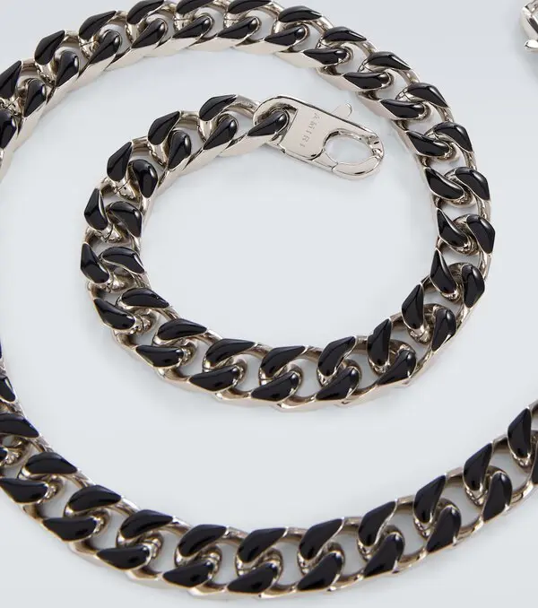 Amiri Wallet Chain In Silver - 30% Off | Editorialist
