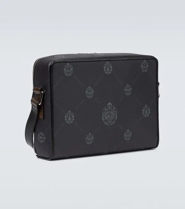 バッグ BERLUTI MILES Monogram Shoulder Bag Berluti Miles Messenger Bag In Black - 30% Off | Editorialist