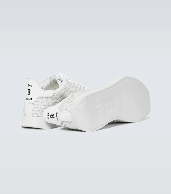 Berluti Stellar Braided Leather Sneakers