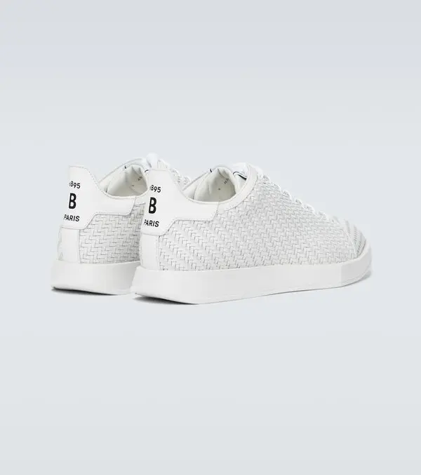 Berluti Stellar Braided Leather Sneakers