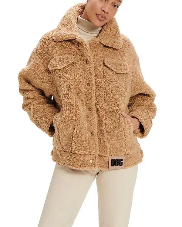 UGG Frankie Sherpa Trucker Jacket - Camel