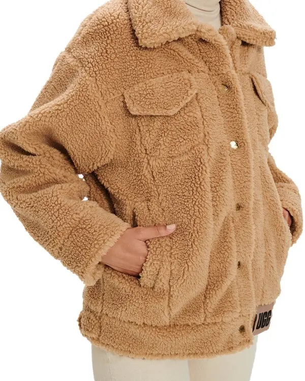 UGG Frankie Sherpa Trucker Jacket - Camel