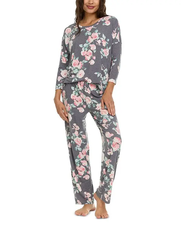 Flora Nikrooz Kathy Knit Pajama Set - Gray