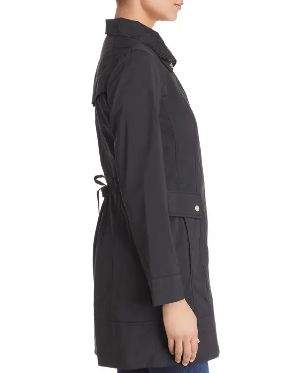 Cole Haan Travel Packable Raincoat - Black