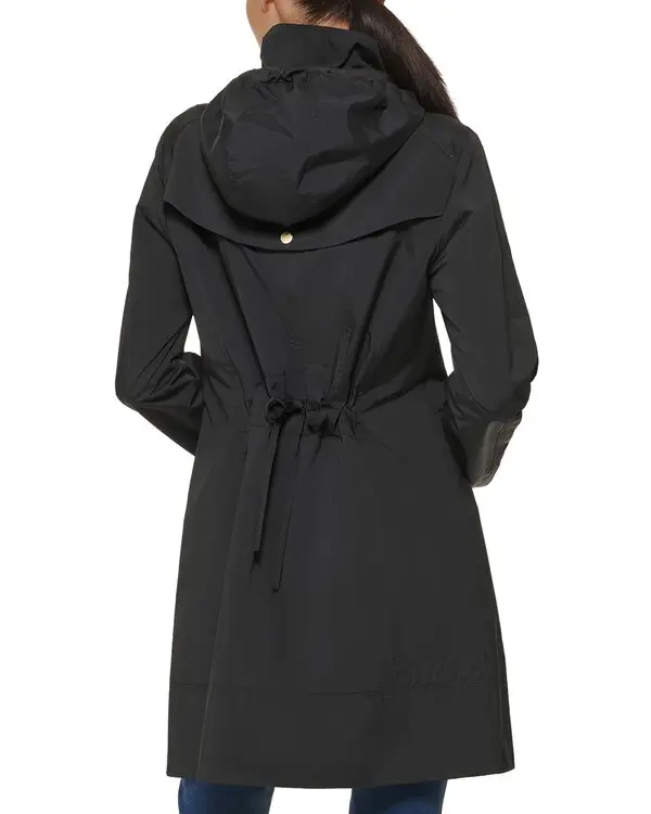 Cole Haan Travel Packable Raincoat - Black