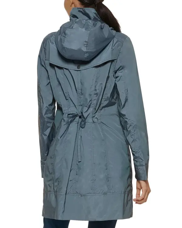 Cole Haan Travel Packable Raincoat - Gunmetal