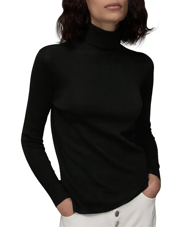 Whistles Turtleneck Sweater - Black