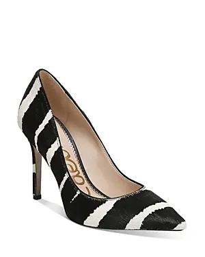 Sam Edelman Hazel Pointed Toe Pumps - Ivory/black