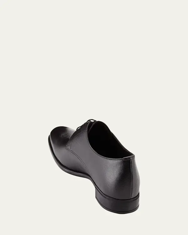 Prada Saffiano Leather Lace-up Shoes
