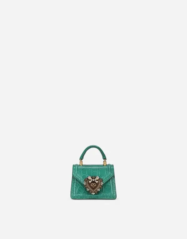 Dolce Gabbana Devotion Micro Bag Green Editorialist