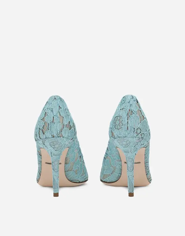 Dolce & Gabbana Bellucci Lace Pumps - Azure