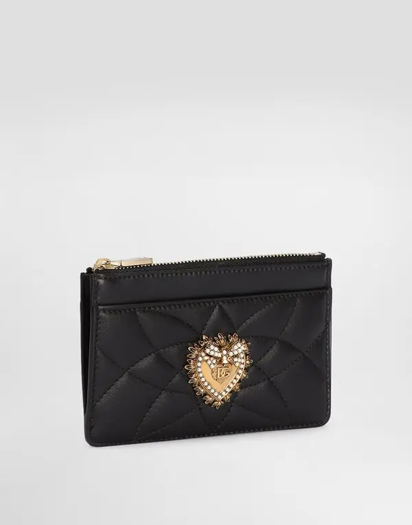 Dolce & Gabbana Medium Devotion Card Holder - Black