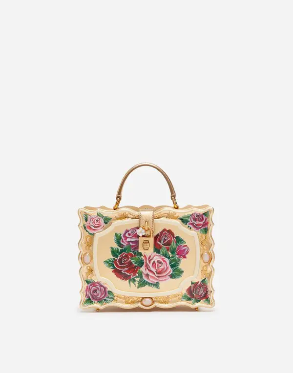 Dolce & Gabbana Dolce Box Hand-painted Bag - Multicolor