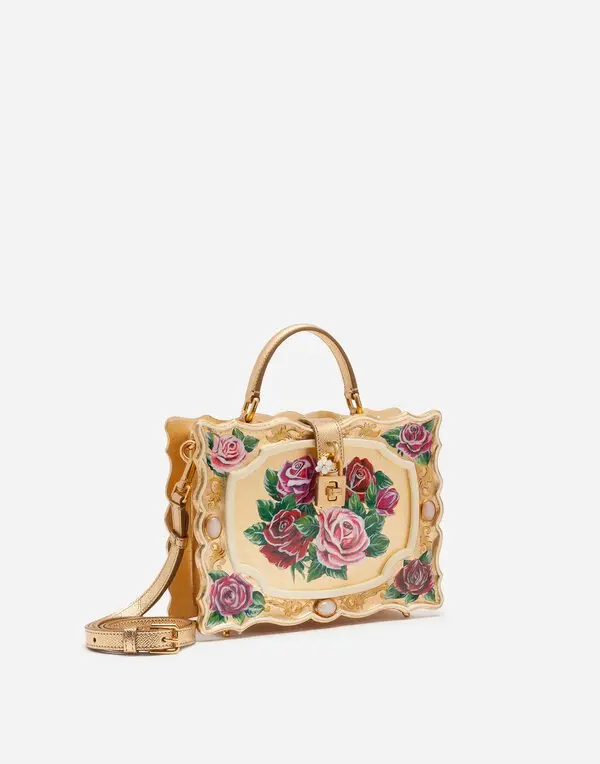 Dolce & Gabbana Dolce Box Hand-painted Bag - Multicolor