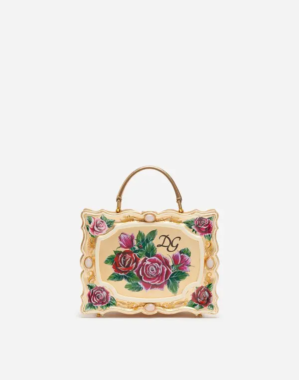 Dolce & Gabbana Dolce Box Hand-painted Bag - Multicolor