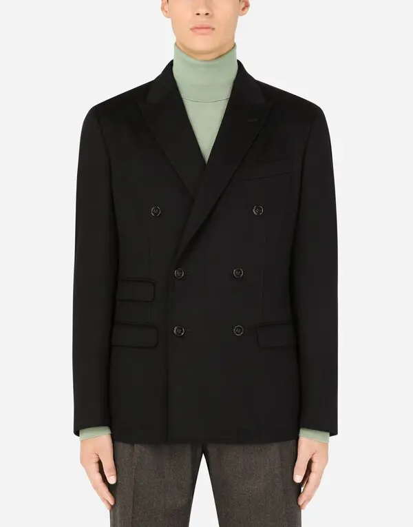Dolce & Gabbana Deconstructed Double-breasted Cashmere Jacket