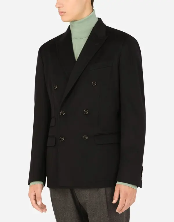 Dolce & Gabbana Deconstructed Double-breasted Cashmere Jacket