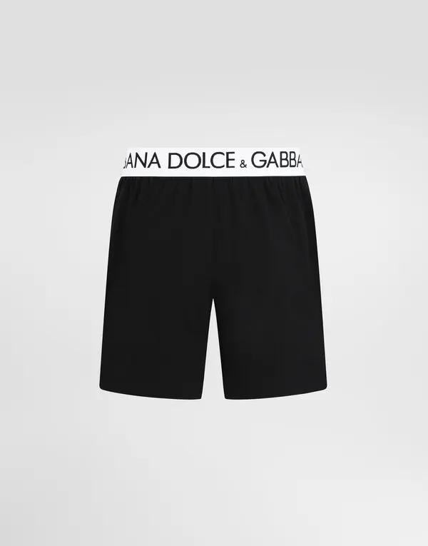 Dolce & Gabbana Two-way Stretch Cotton Boxer Shorts - Black