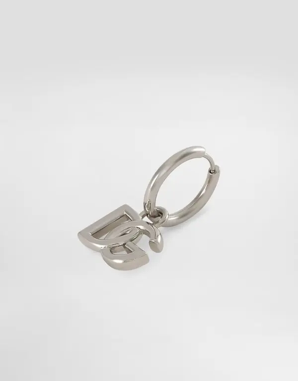 Dolce & Gabbana Dg Logo Hoop Earrings