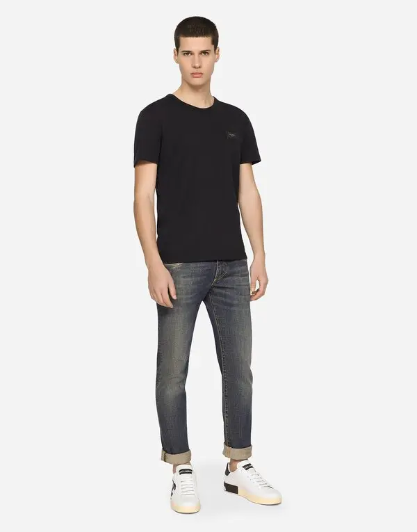 Dolce & Gabbana Light Wash Skinny Stretch Jeans