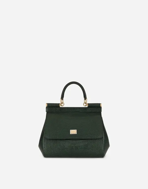 Dolce & Gabbana Medium Sicily Handbag - Green